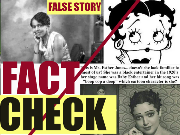FACT CHECK: NOPE, Betty Boop wasn’t inspired by a black woman - Diary of A Whitey